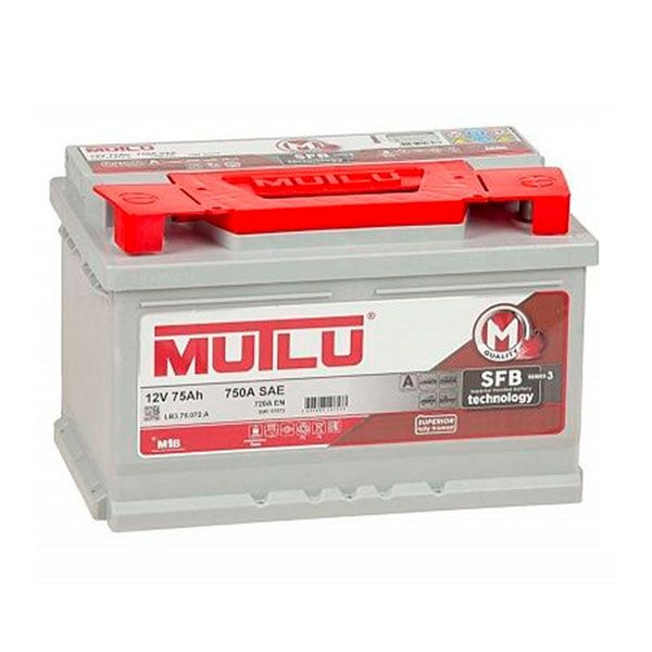 Аккумуляторная батарея Mutlu Calcium Silver M3 75 Ач 750 A ОП купить на OZON по низкой цене ...