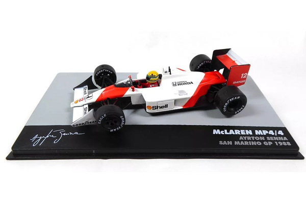 Модель коллекционная Mclaren MP4/4 winner gp san marino 1988 a.senna / макларен айртон сенна сан ...