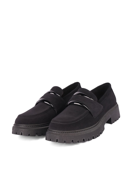 Лоферы Женский Instreet черный, размер 36 Толстый каблук Демисезон 5 Без застёжки Россия купить ...