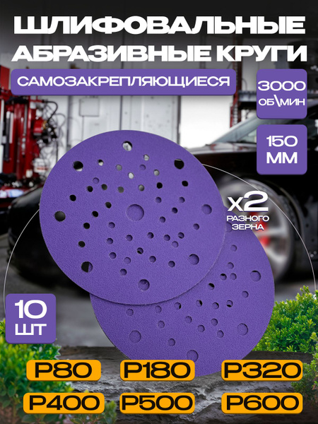 АвтоПрибыль Круг шлифовальный 150 x 1; P180 купить на OZON по низкой ...