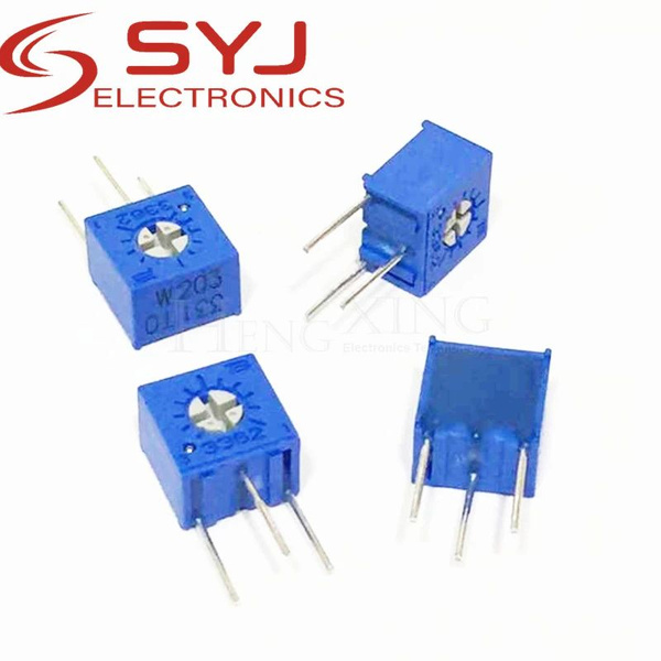 5шт Single-turn precision adjustable resistance top adjustment 3362P-1 ...