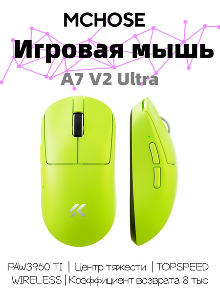 Вопросы и ответы о MCHOSE Игровая мышь беспроводная беспроводная мышь A7 V2 Ultra , три способа ...