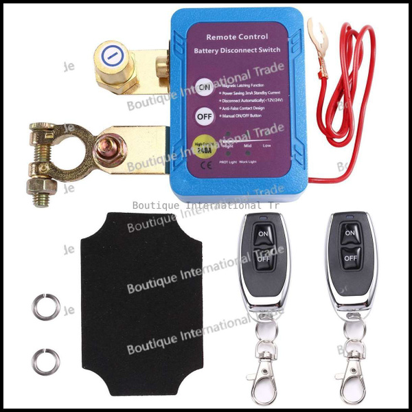 Выключатель отключения аккумуляторной батареи с дистанционным управлением 12 В/24 В 240 А купить ...