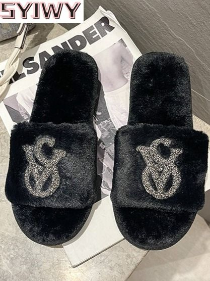 Тапочки Женский SYJWY, размер 36, 37 R (средняя) античный розовый, ночной синий Легкая модель ...