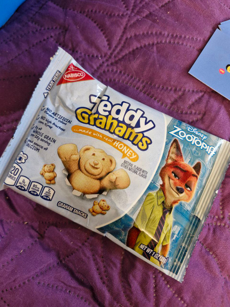 Крекеры Teddy Grahams Disney Zootopia купить на OZON по низкой цене ...