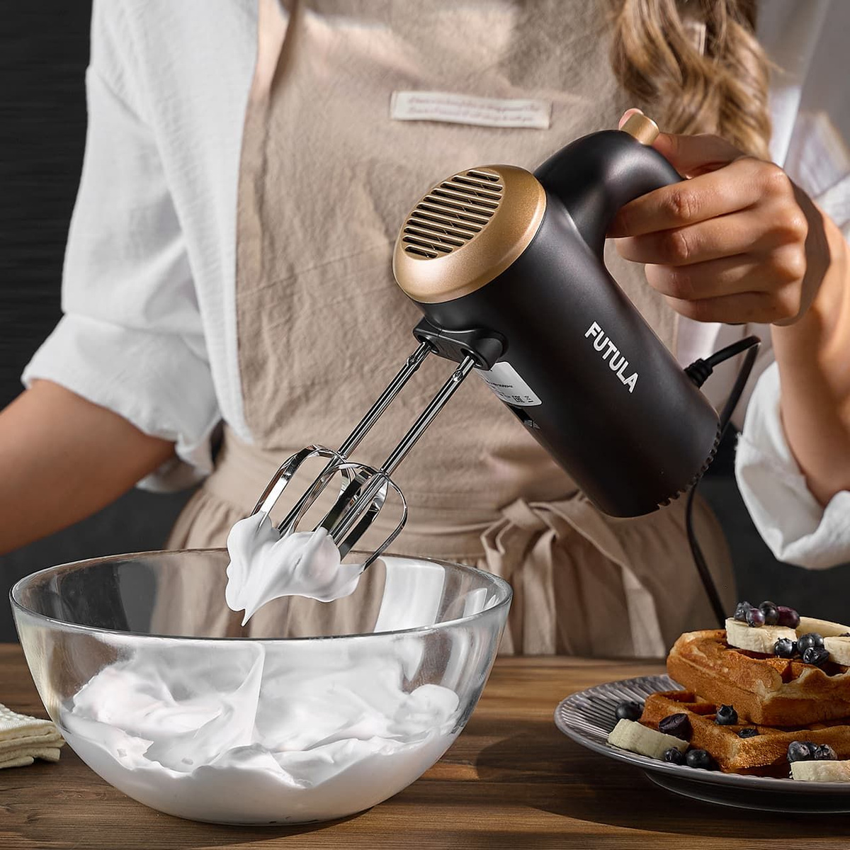 Миксер кухонный электрический Futula HM4 купить на OZON по низкой цене (1222238870)