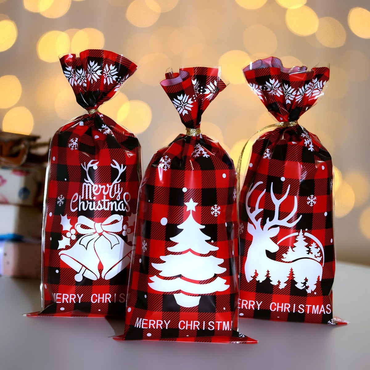 Подарочные пакеты новогодние упаковочные, Пакетик для упаковки конфет ...