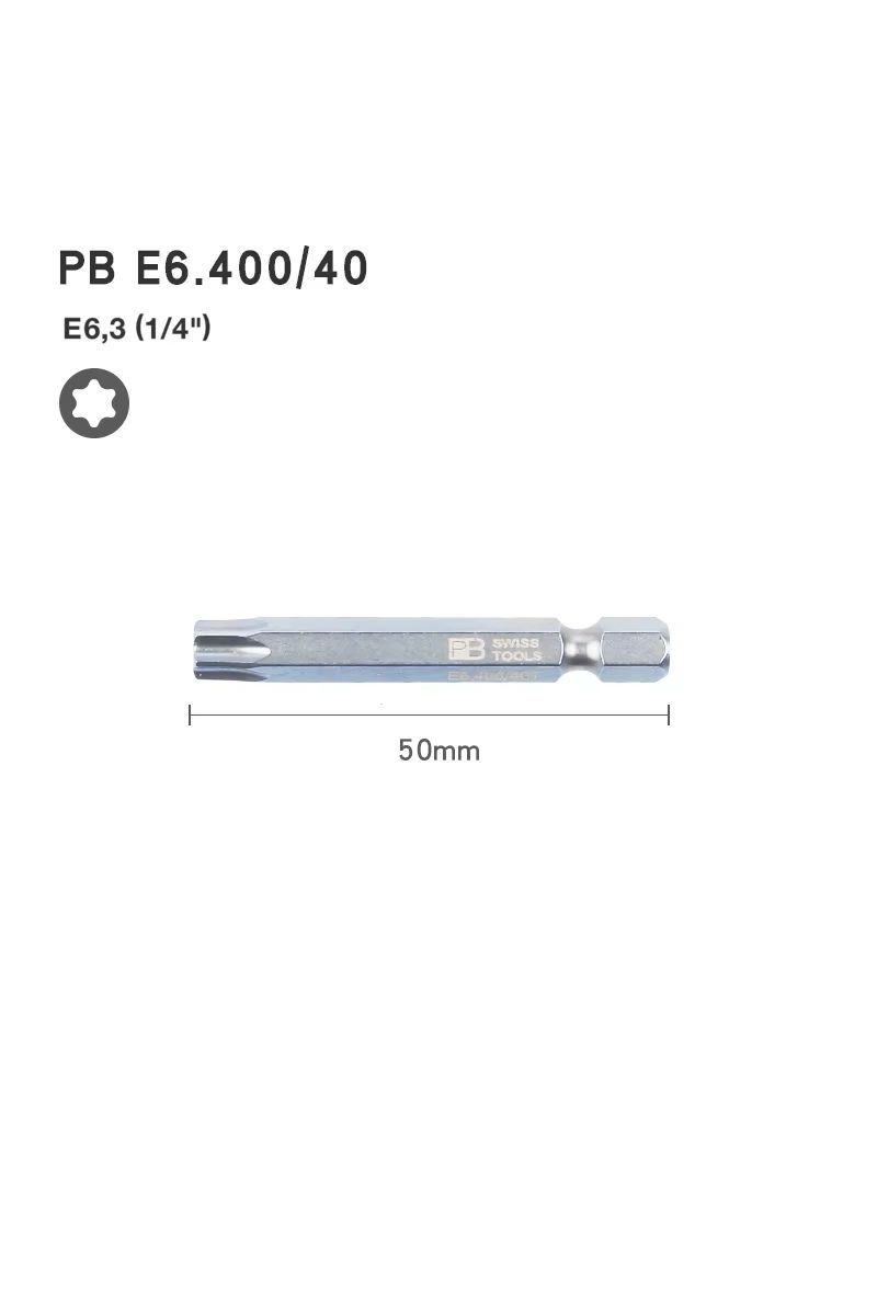 PB SWISS TOOL, магнитная точная сверлильная насадка, звезда, тип Torx ...