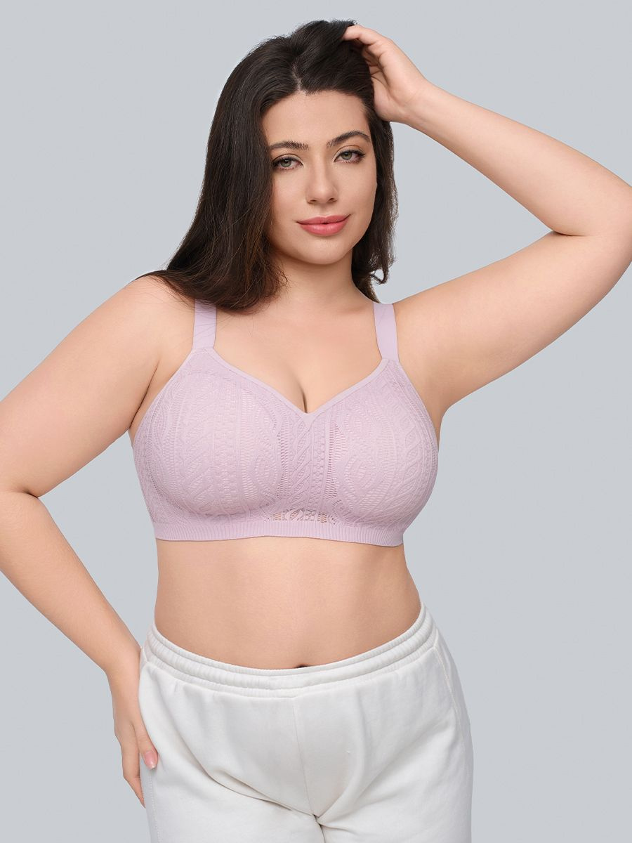 Бюстгальтер Женский пуш-ап, с мягкой чашкой, размер 85F, 90C светло-розовый Нейлон, Поролон ...