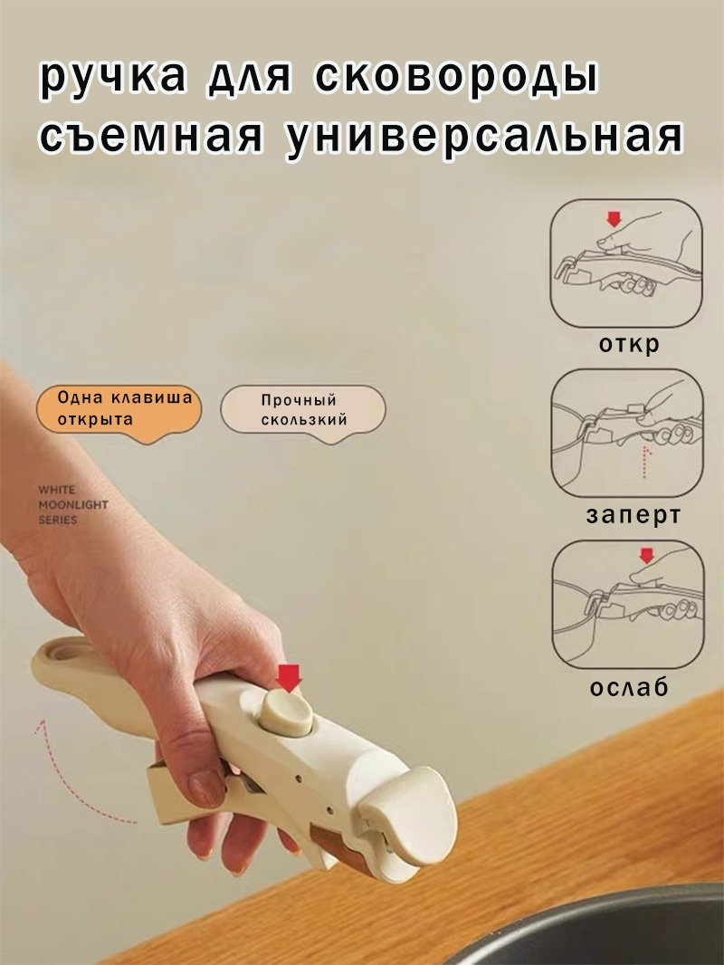 Ручка для посуды, 1 шт купить на OZON по низкой цене (2103938377)