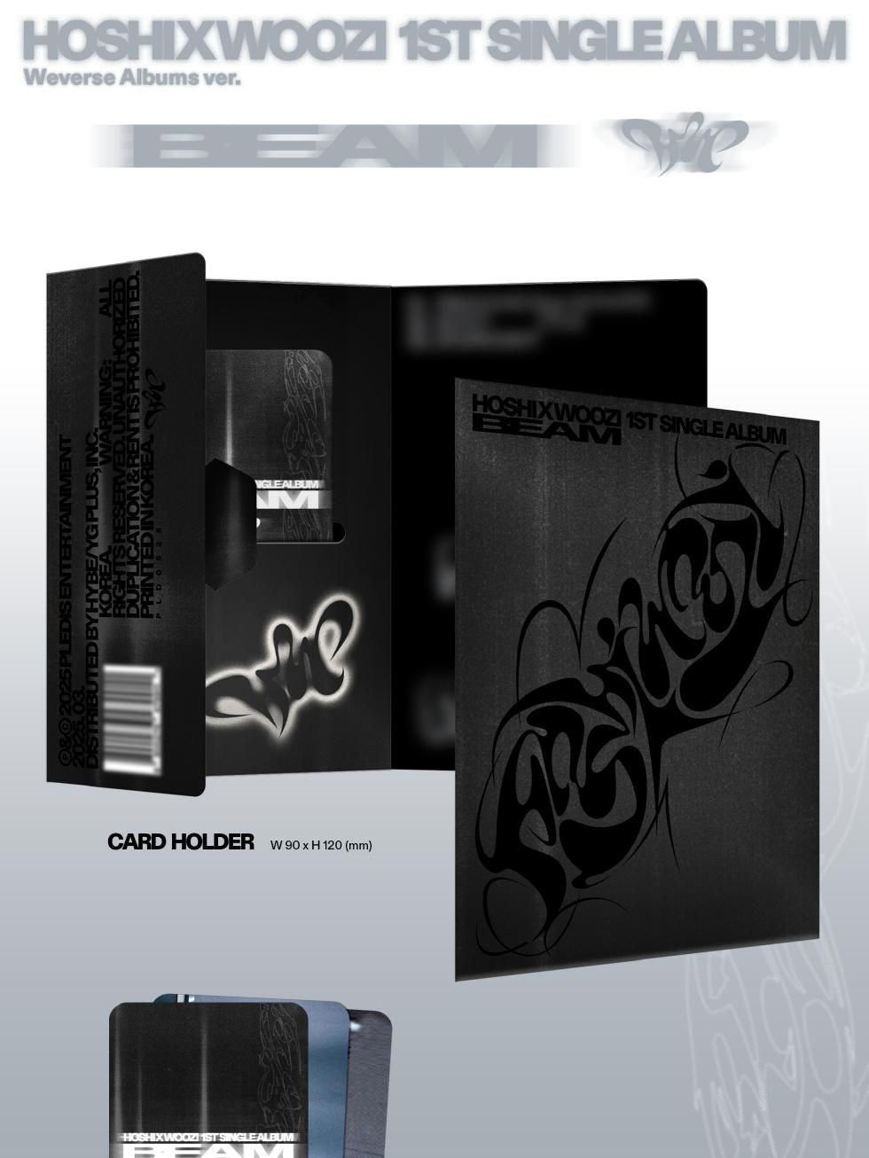 Альбом HOSHI X WOOZI (SEVENTEEN) - BEAM 1st Single Album WVS ALBUMS ...