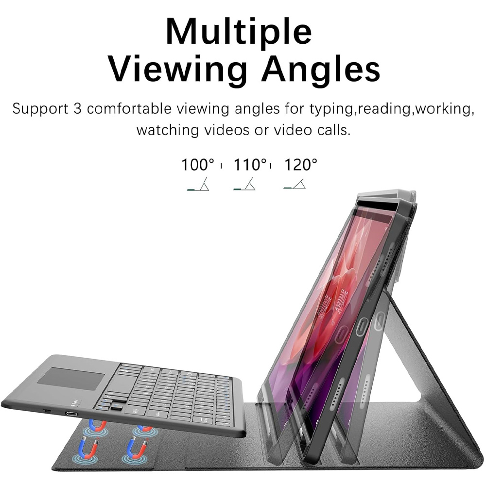 Чехол для Samsung Galaxy Tab S10 FE Plus 13,1 дюймов, Bluetooth ...