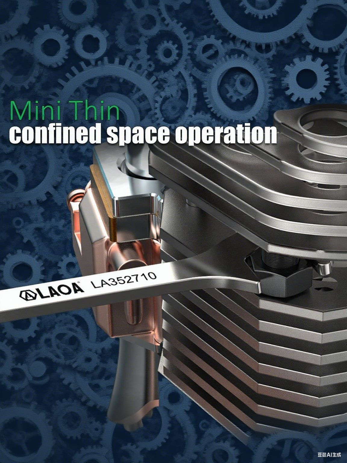 GEALFIS набор гаечных ключей 10 предметов, SAE+метрические 4-11мм/5/32-7/16", с чехлом, для ...