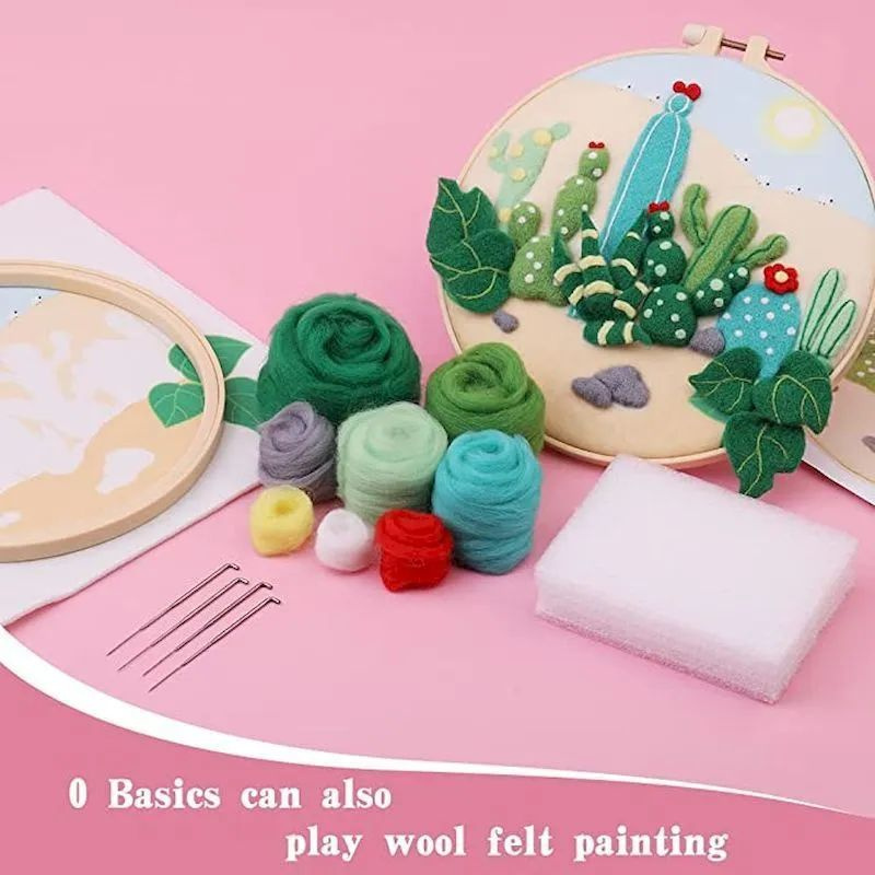 20x20cm,(Включая рамку)Набор для ковровой вышивки,Милые животные ...