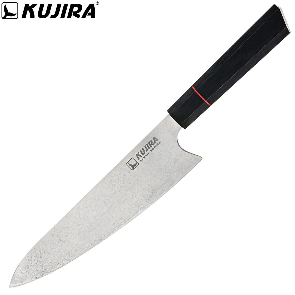Нож кухонный японский Kujira Japan Series San Mai Tatsu 210 mm ...