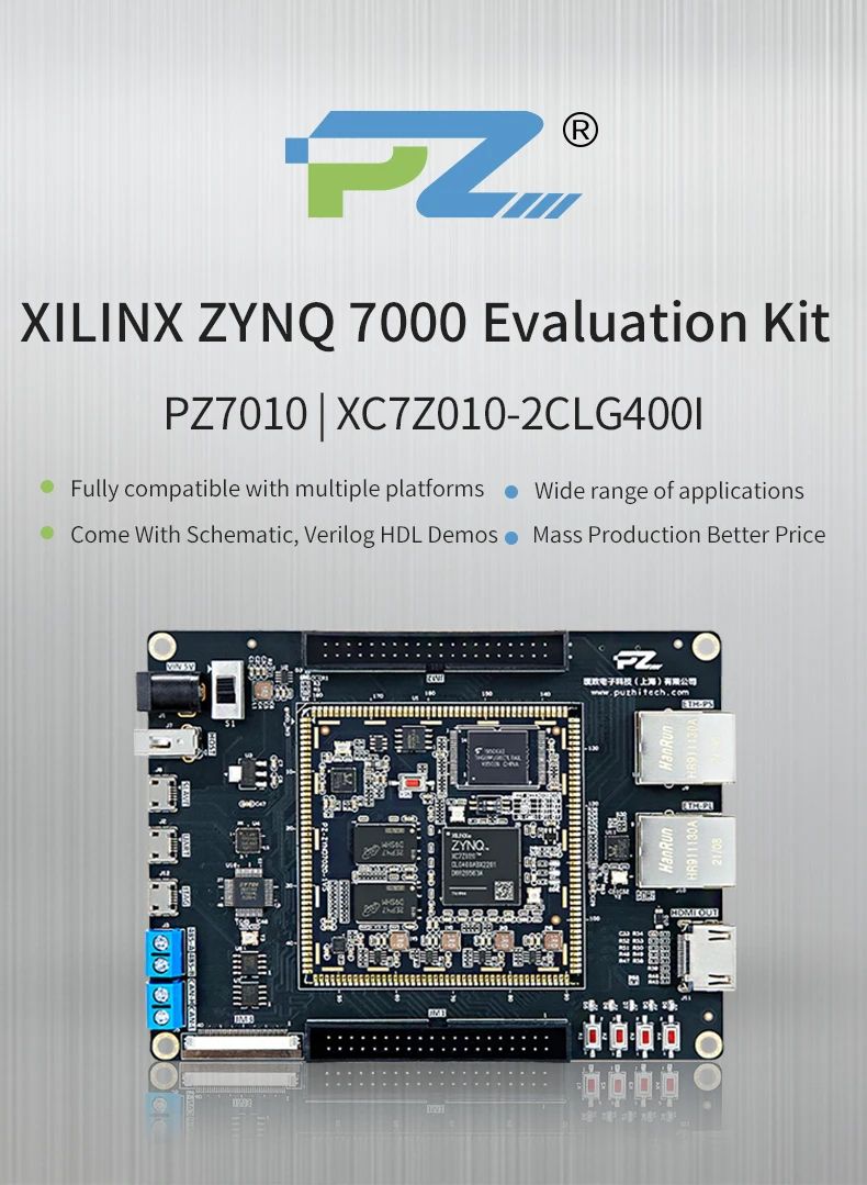 Оценочный комплект Puzhi 7010 Xilinx Zynq-7000 макетная плата SoC ...