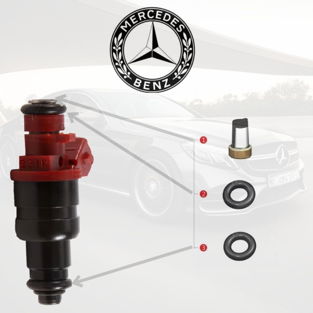 Ремкомплект на 4 форсунки Mercedes M111 1.8-2.3 A0000788523 0000787423 ...