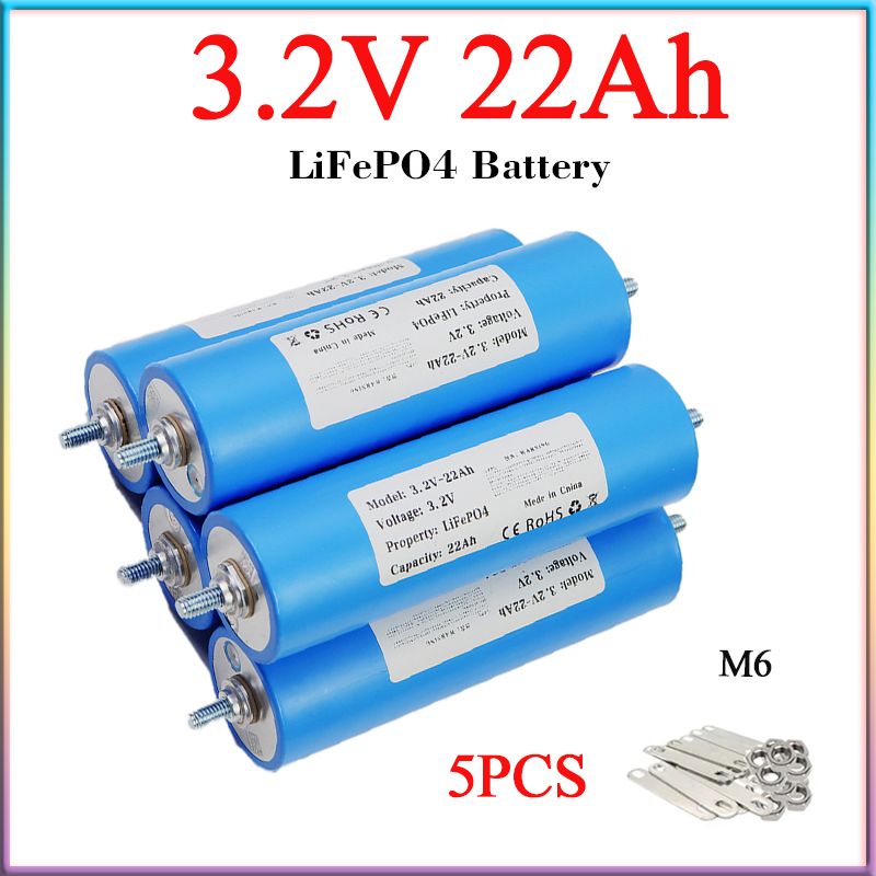 Бокс для батареек (Power Bank) SANLIDIANZI 1-6PCS 3.2V 22Ah Lifepo4 ...