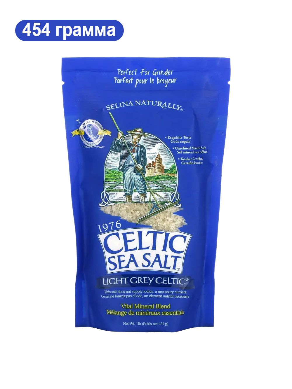 Celtic Sea Salt, Light Grey Celtic, Кельтская соль / смесь основных ...