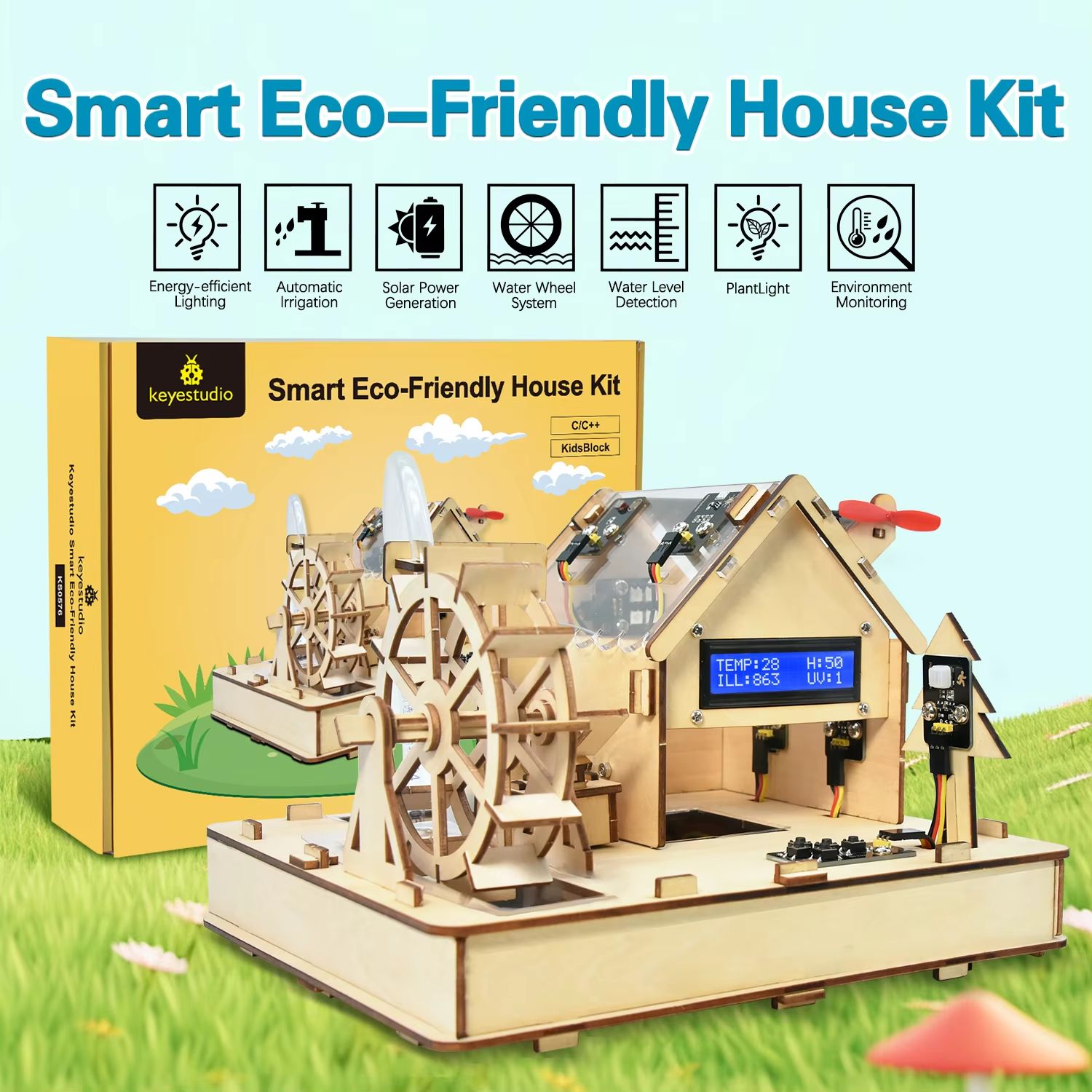 Keyestudio Smart Eco-Friendly House Starter Kit для Arduino купить на ...