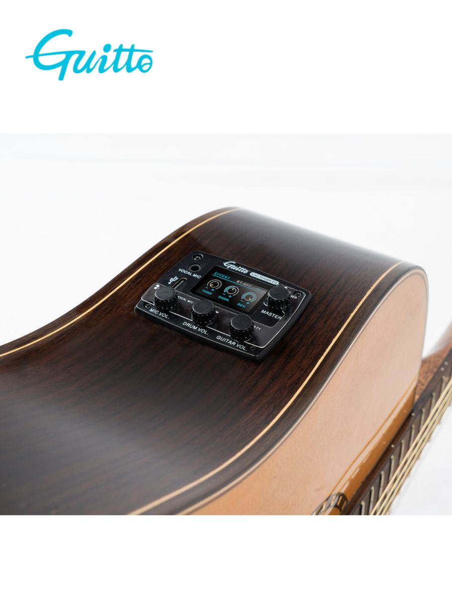 Звукосниматель Guitto GGP-05 вибрационный датчик, Bluetooth, OTG-запись ...