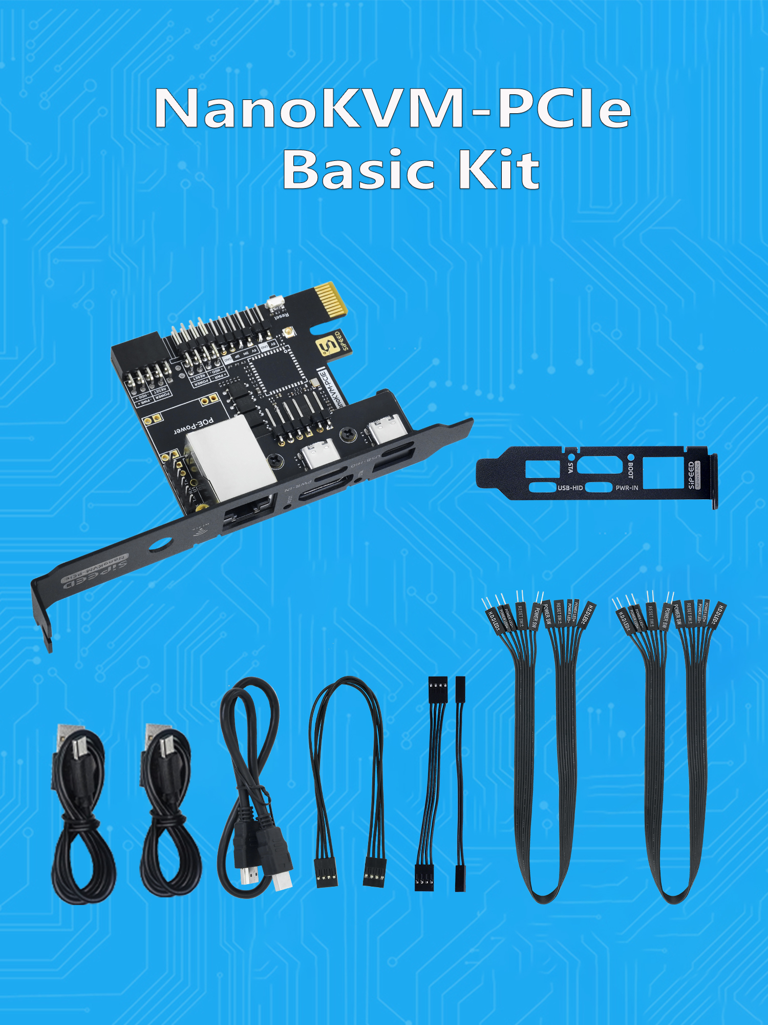 Sipeed NanoKVM-PCIe basic Mini Пульт дистанционного управления PiKVM ...