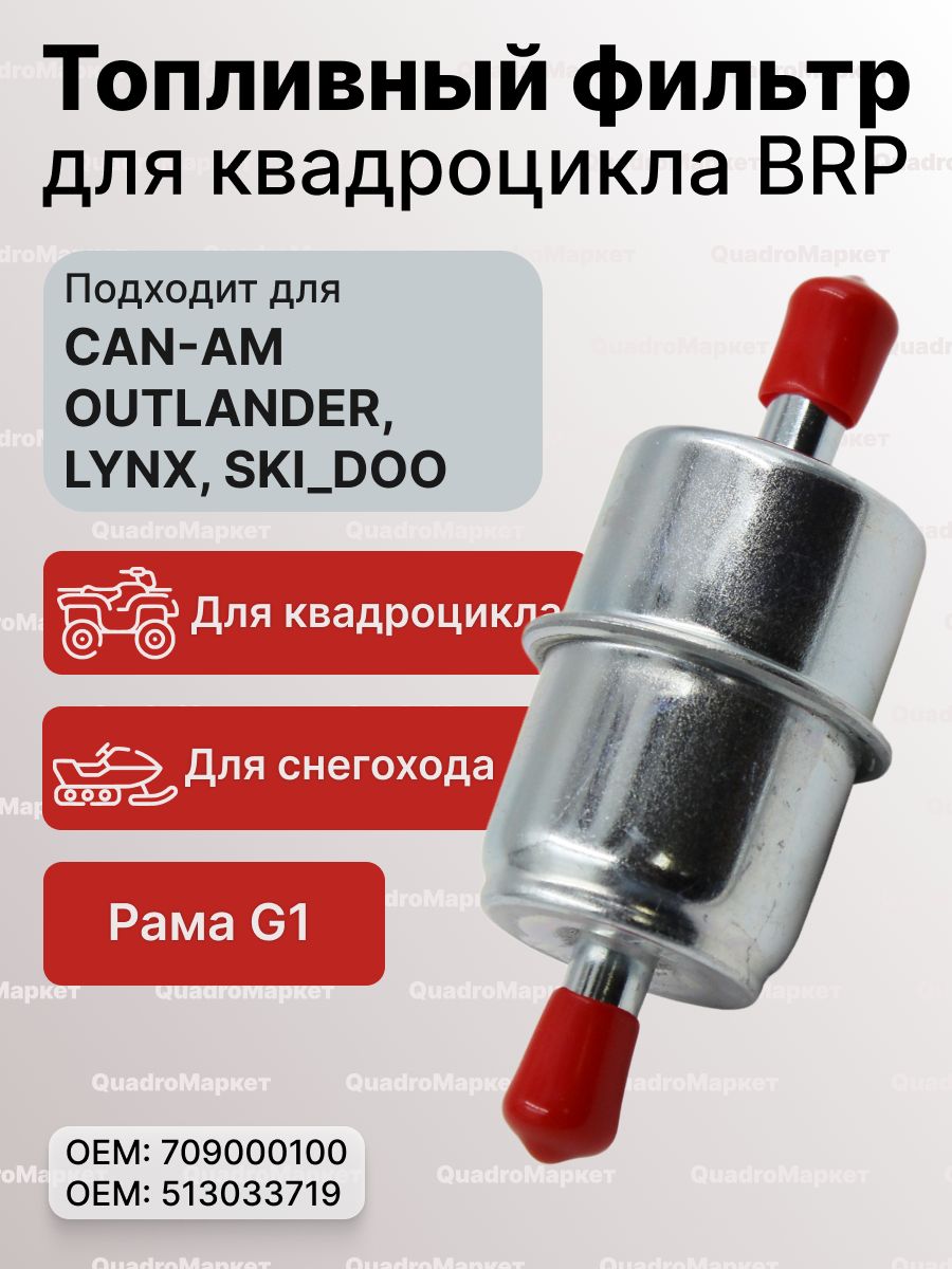 Топливный фильтр для квадроцикла (2 штуки) BRP G1 709000100 513033719 ...