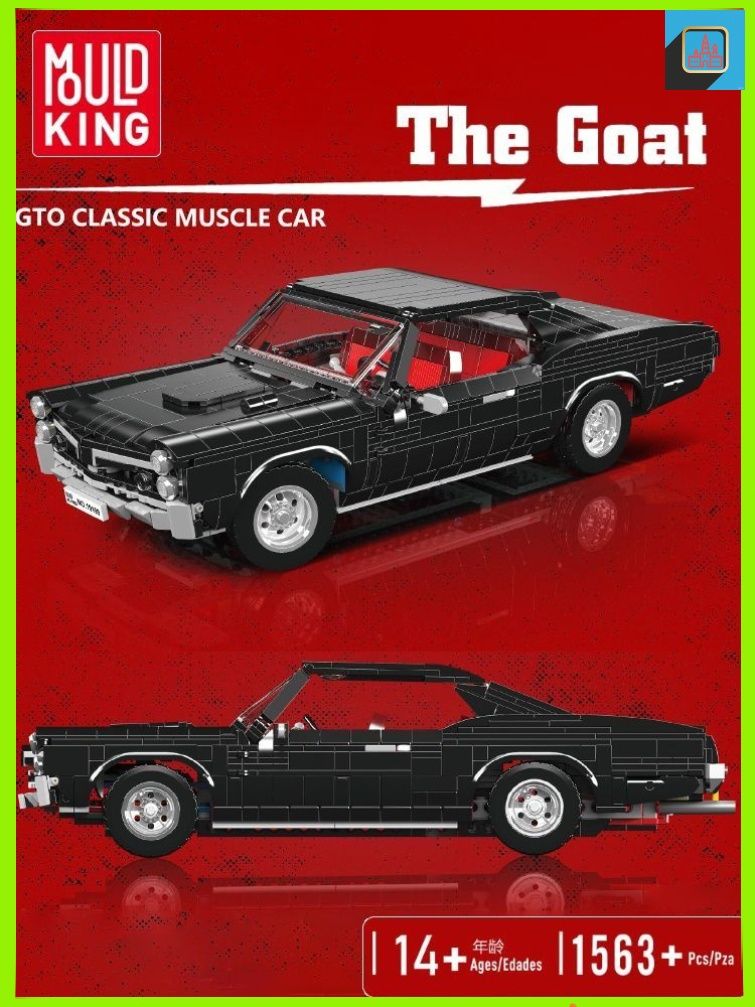Эксклюзивный сборный набор Mould King 10199 Pontiac GTO The Goat ...