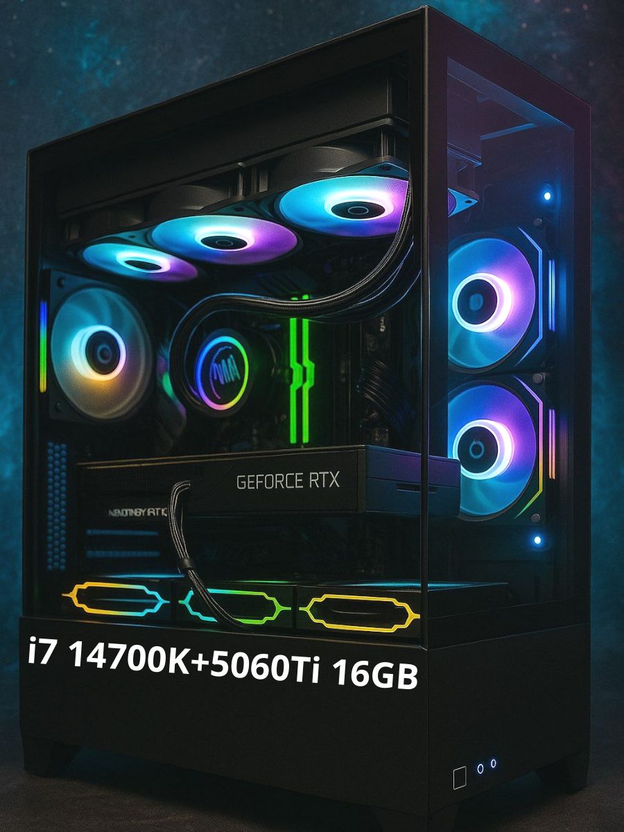 Системный блок Игровой компьютер в сборе Buchok Aqua C1 (Intel Core i7 ...