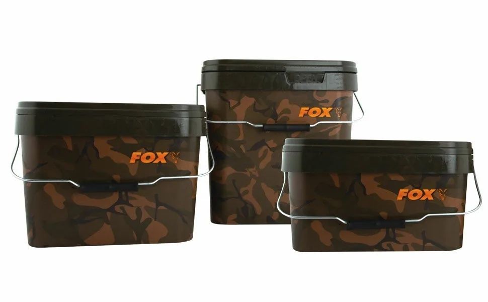 Ведро камуфлированное Среднее Fox (Фокс) - Camo Square Buckets, 10 л ...