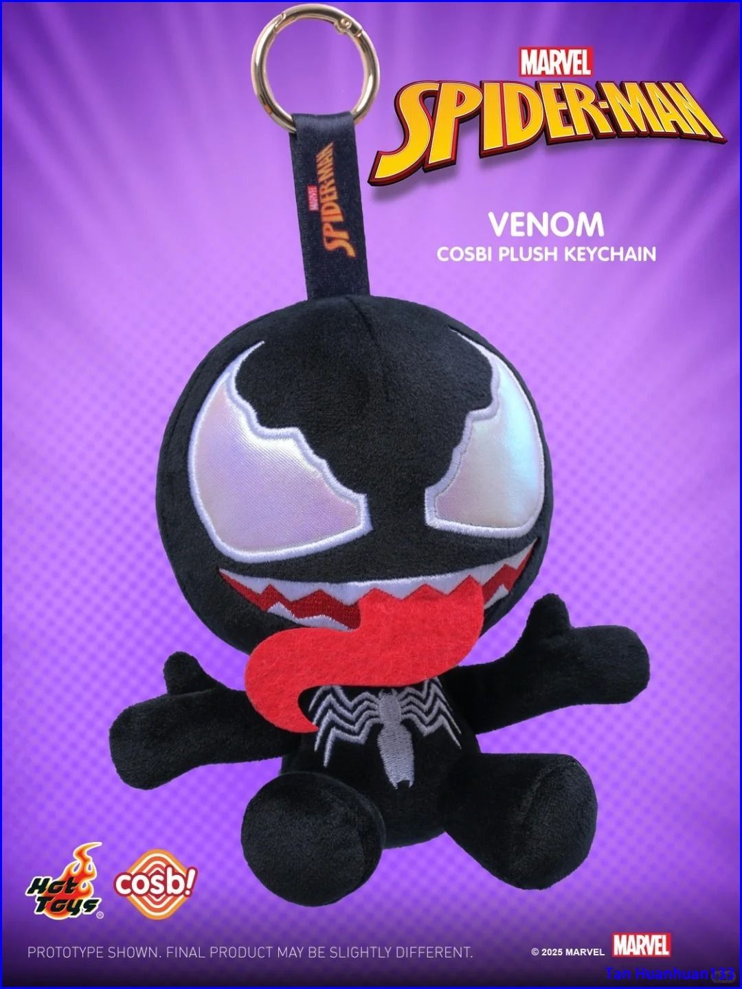 SPIDER-MAN Брелок Plush-VENOM / Hot Toys COSBI Человек-паук Фигурка ...