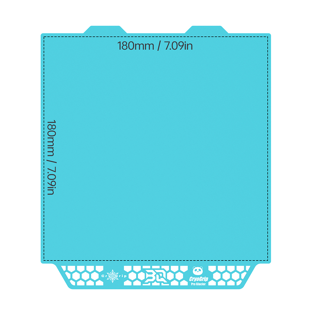 BIQU CryoGrip Pro Glacier, Panda Build Plate, для 3D принтера Bambu-Lab ...