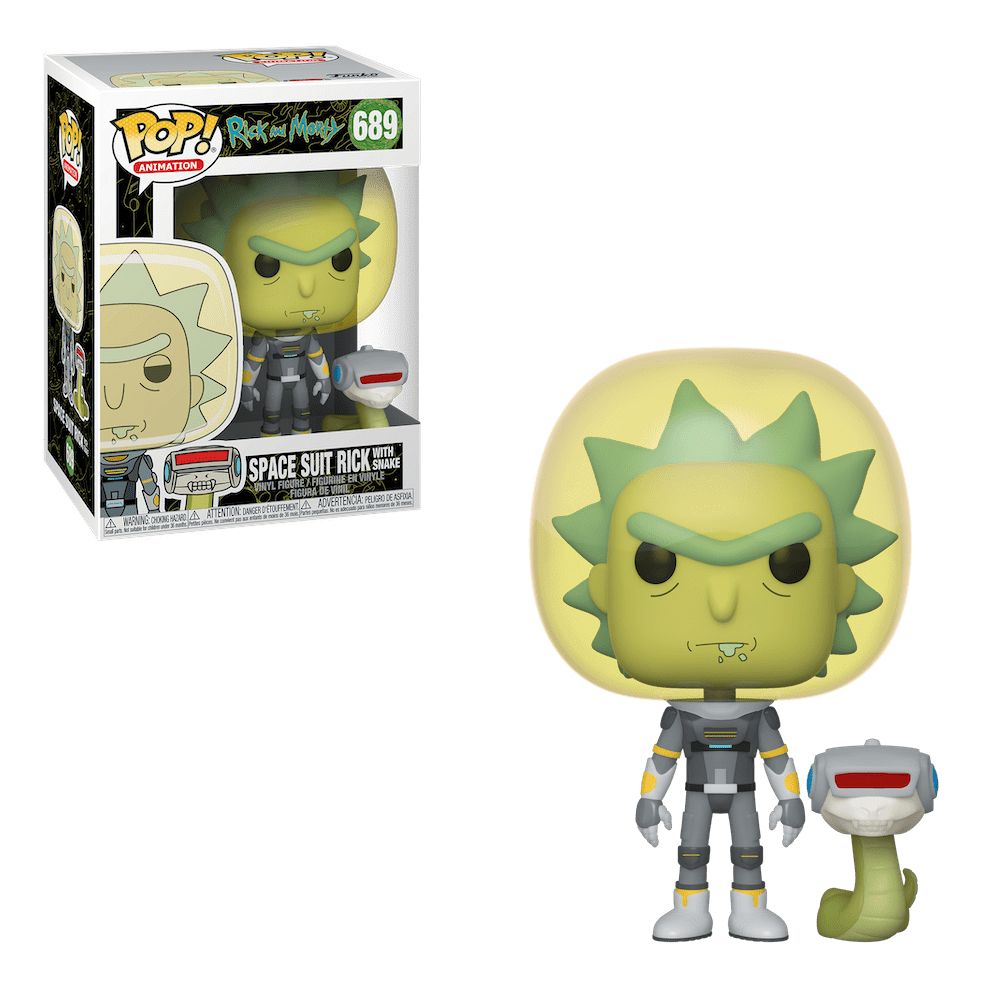 Фигурка Funko Pop! Rick and Morty: Space Suit Rick with Snake (Фанко ...