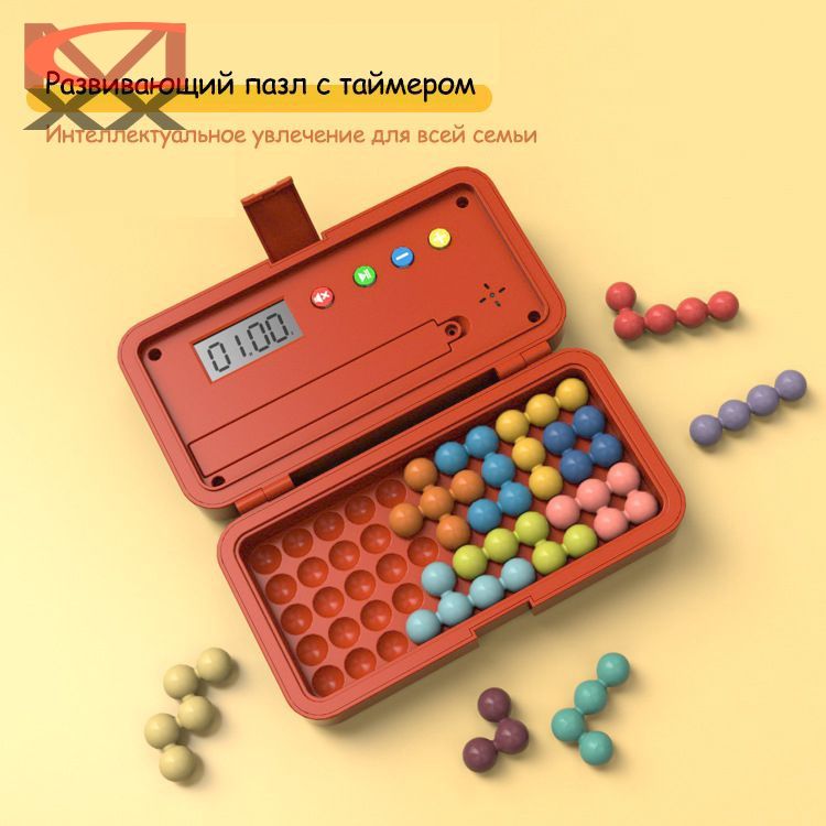 Настольная игра головоломка 3D тетрис, IQ пазл, танграм, обучающие игры ...