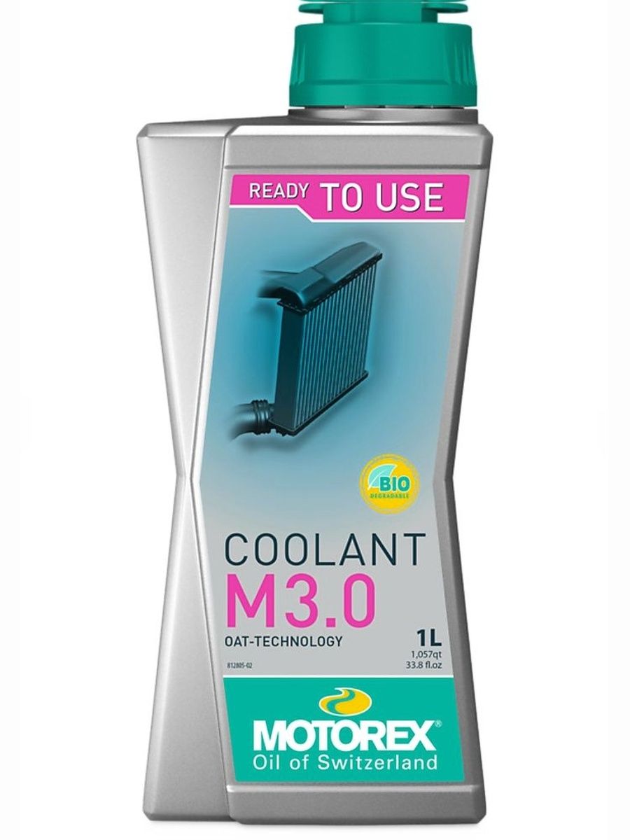 MOTOREX Антифриз COOLANT M3.0 READY TO USE 1л купить на OZON по низкой ...