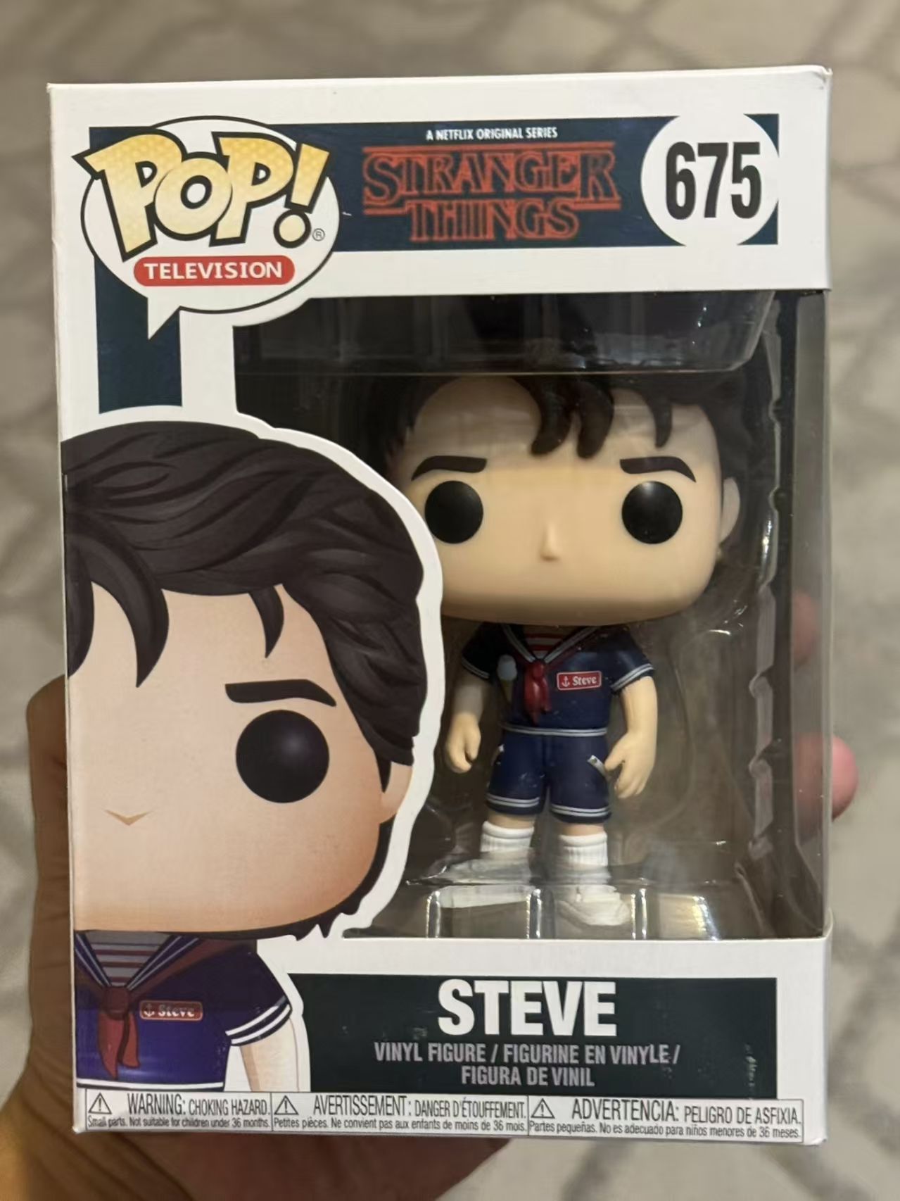 Фигурка POP Очень странные дела Funko POP STRANGER THINGS STEVE IP ...