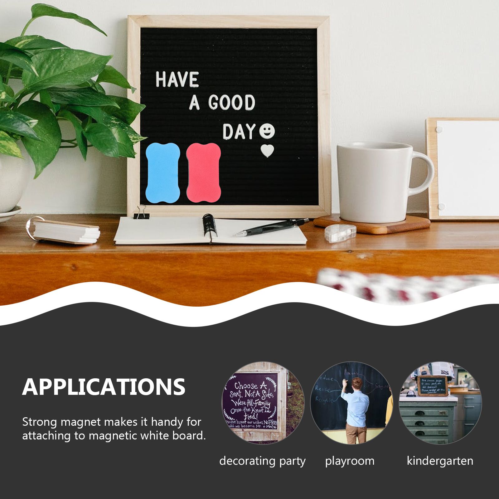 24 Штуки Магнитных Стирателей, Для Белой Доски, Из Eva-Пластика купить на OZON по низкой цене ...