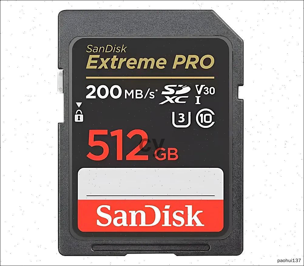 Карта памяти SanDisk SDXC 512GB Extreme Pro UHS-I V30 U3 200/140 Mb/s ...