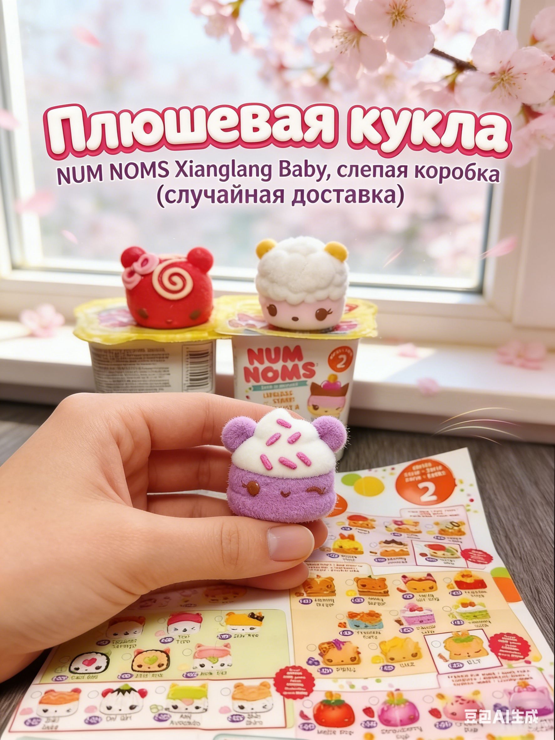 Игрушка Lip Gloss or Stamp/Сюрприз Num Noms Серия Mystery Pack 1 шт ...