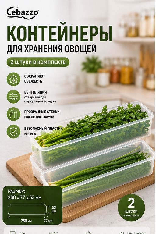 Контейнер пищевой, 2 шт купить на OZON по низкой цене (4379014799)