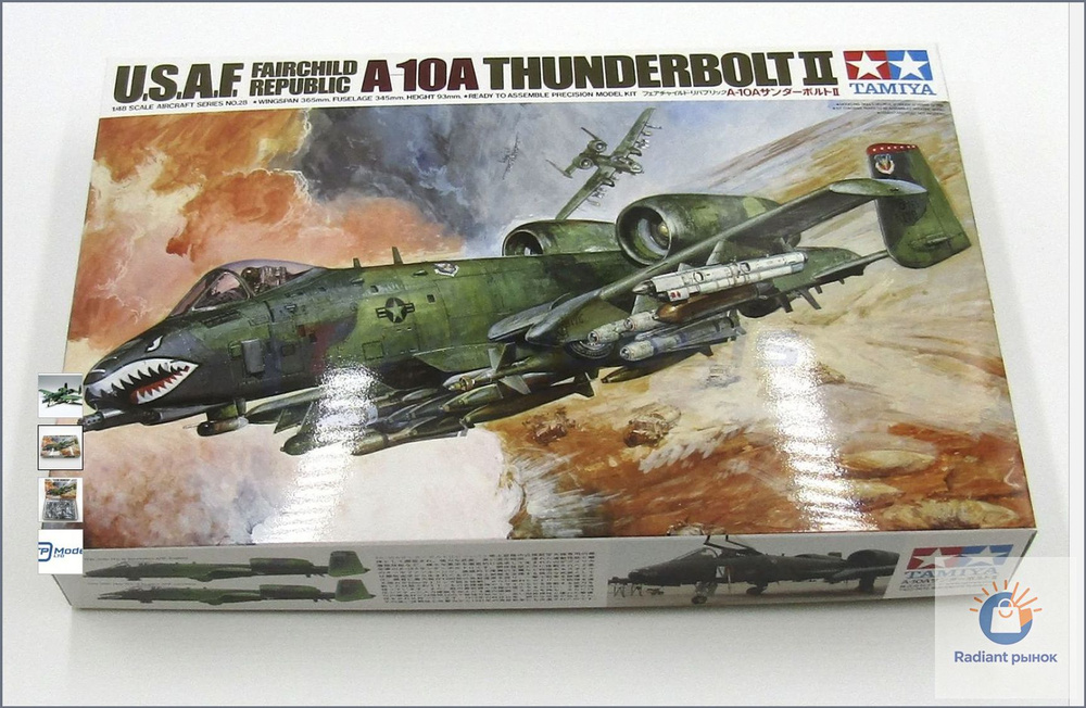Tamiya 61028 1/48 Самолет ВВС США Fairchild Republic A-10A "Тандерболт ...