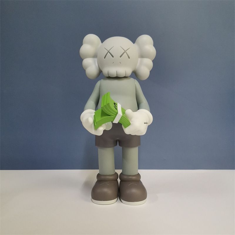 Kaws cash коллекционная фигурка 30 см серый - купить с доставкой по ...