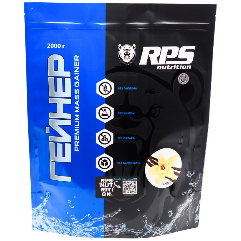Гейнер для набора веса, массы RPS Nutrition Premium Mass Gainer, 2000 г ...