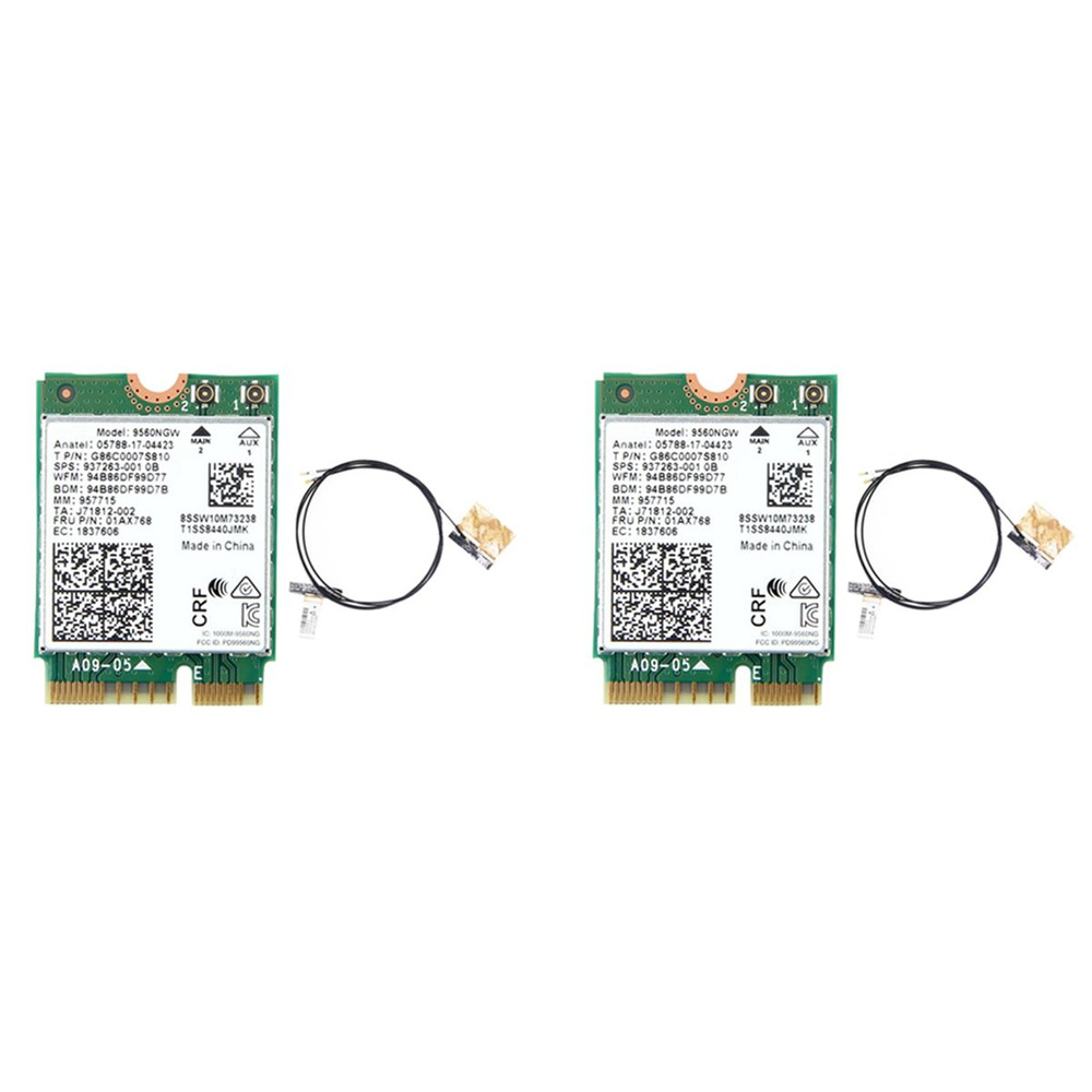 Карта Wi-Fi 9560NGW + беспроводной адаптер 802.11Ac M.2 CNVI - купить с ...