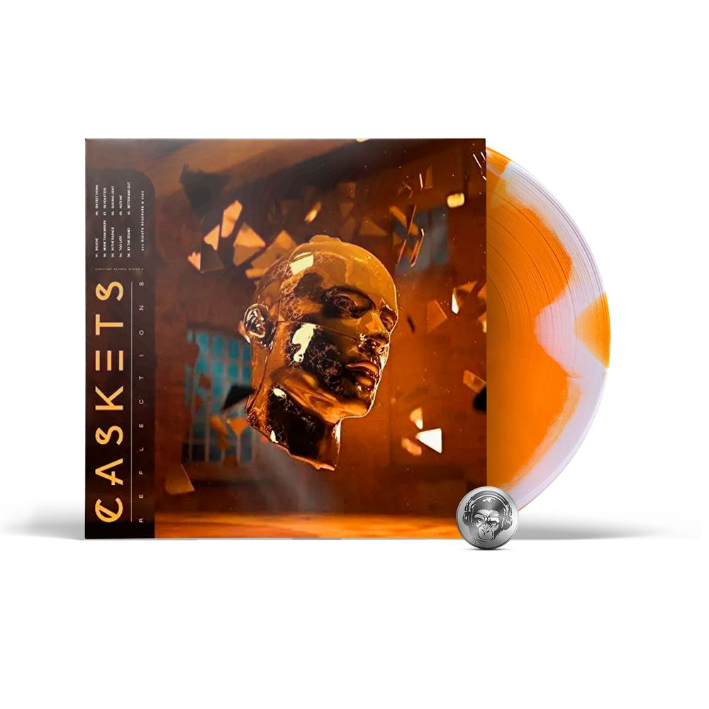 Caskets - Reflections (coloured) (LP) 2023 Orange White Corona ...