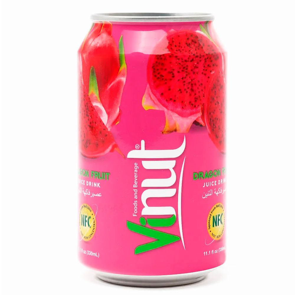 Напиток сокосодержащий "Vinut-Винут" Dragon fruit-Питахайя 1/330мл ...