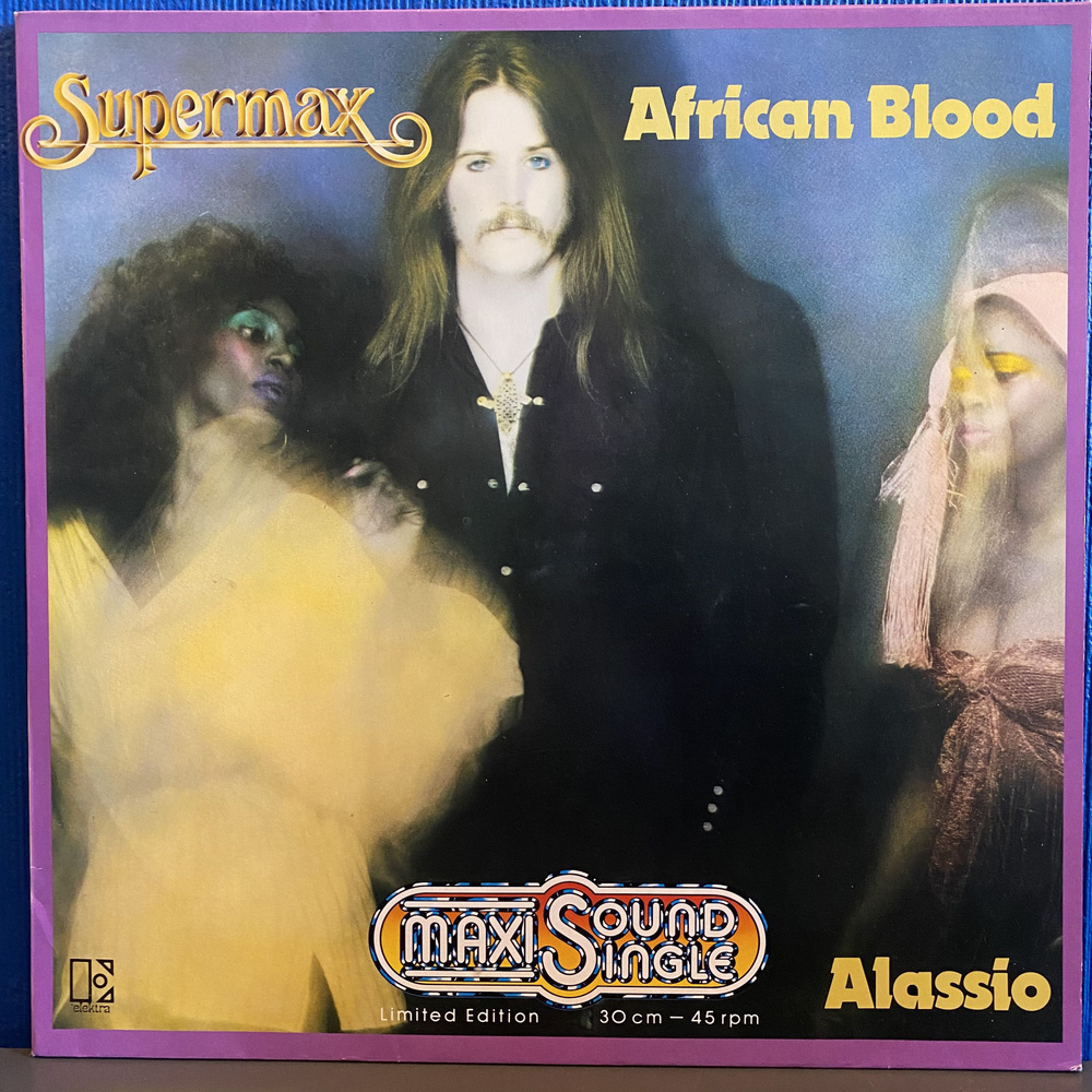 Supermax. African Blood. NM ПЕРВЫЙ ПРЕСС 1979 Макси Сингл. Виниловая ...