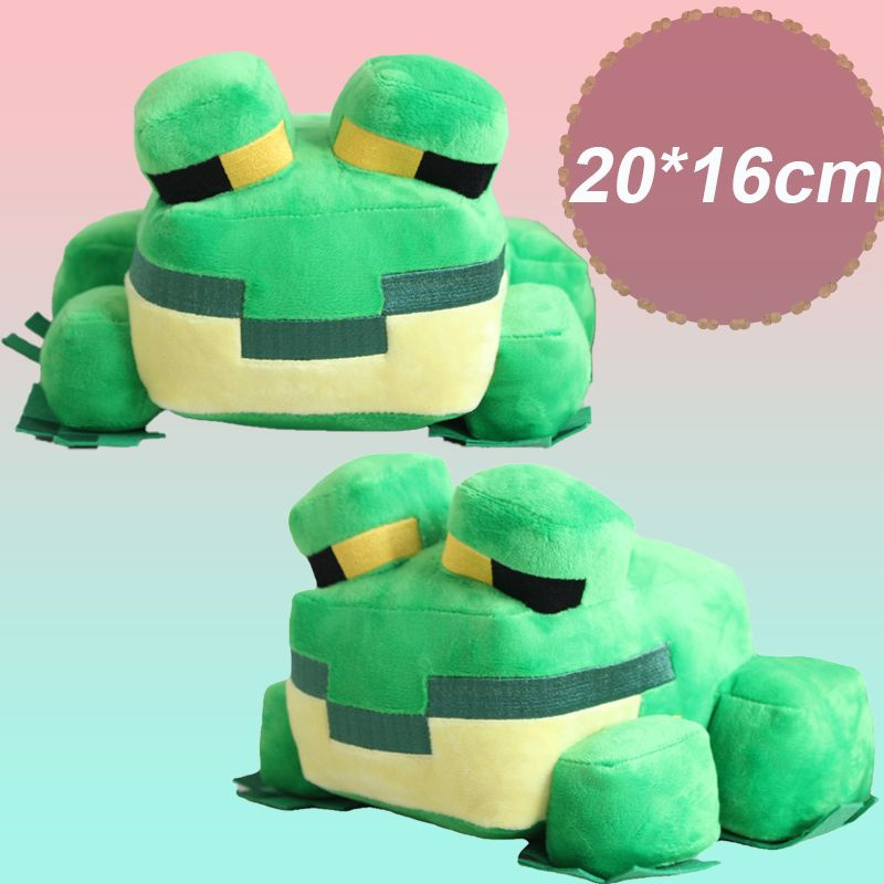 Новая майнкрафт живая игра minecraft cube frog плюшевая игрушка/мягкая ...