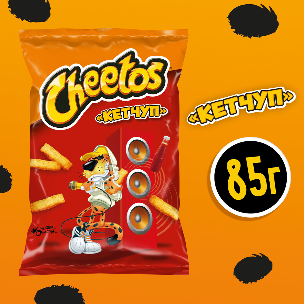 Кукурузные снеки Cheetos со вкусом кетчупа, 85 г - купить с доставкой ...