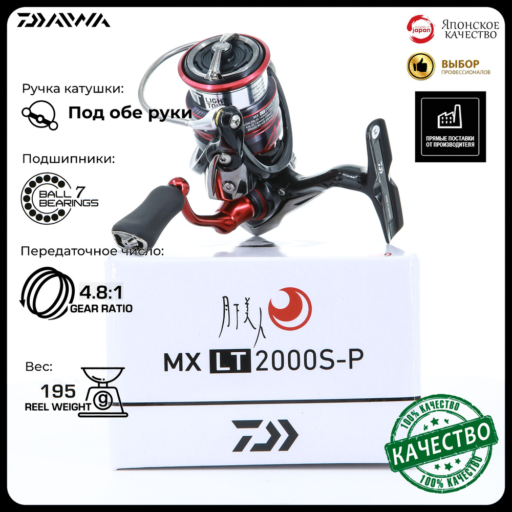 Катушка Daiwa 18 Gekkabijin, Безынерционная, 2000S, Передний фрикцион купить c доставкой на OZON ...